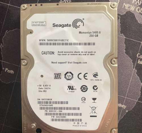 Жесткий диск 250гб seagate