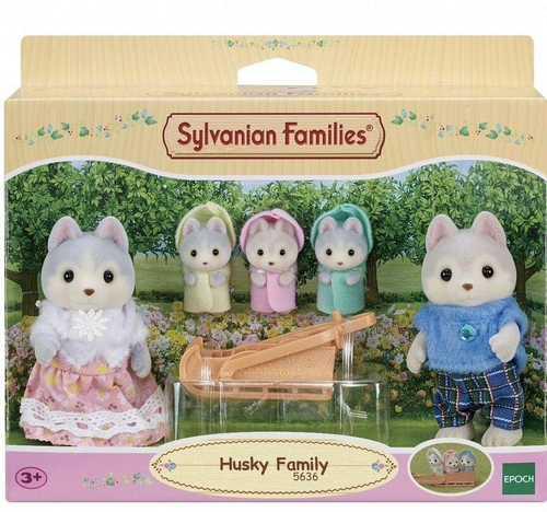 Набор Sylvanian Families Семья Хаски 5636