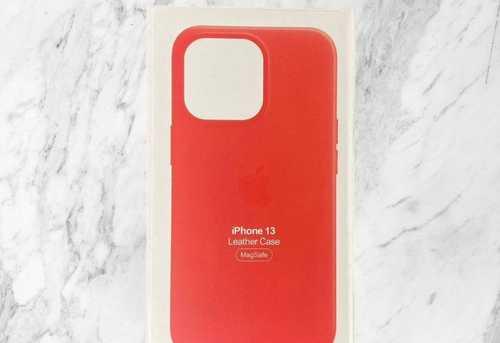Кожаный чехол iPhone 13