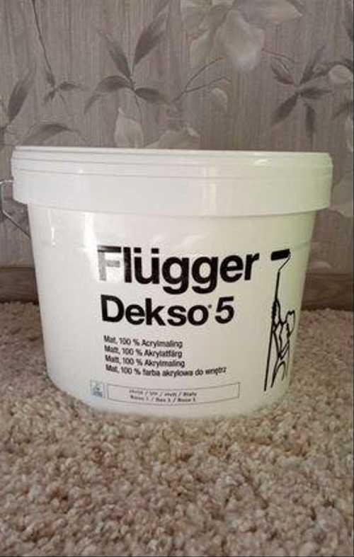 Краска flugger seks 5 объём 9.1л