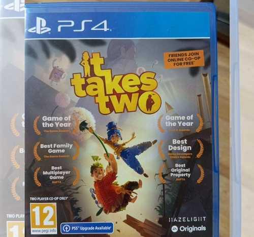 It takes two ps4 диск