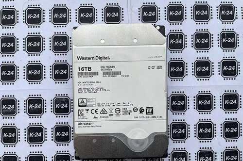 Жесткий диск (HDD 3.5") WD DC 16TB SATA 6Gb/s