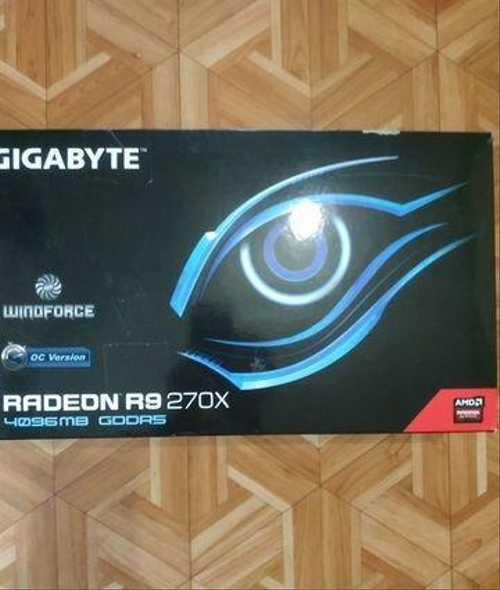 Видеокарта gigabyte AMD Radeon R9 270X Нерабочая