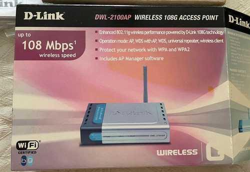 Wifi роутер D-Link DWL-2100AP