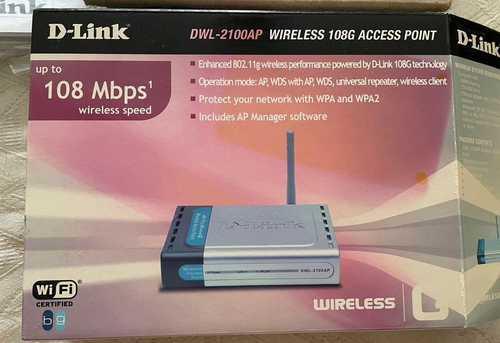 Wifi роутер D-Link DWL-2100AP