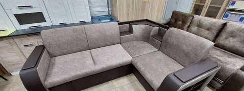 Угловой диван Ника 2 с подлокотниками