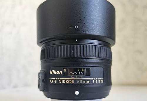 Объектив Nikon 50mm 1.8G Шикарный