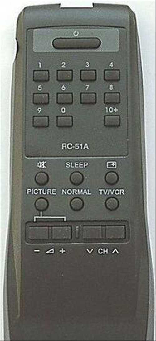 Пульт ду для кинескопных тв "akai" RC-51A (VCR)