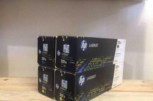 Картриджи HP 201X CF402X CF401X оригинал