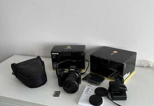 Nikon z6 body + Nikkor Z 35 mm f/1.8 s + XQD 64 гб