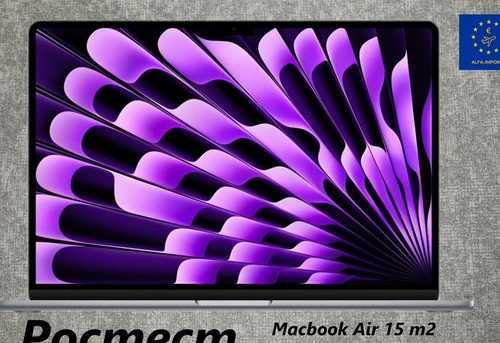 MacBook Air 15 (2023), 1024 ГБ, M2 (8 ядер), RAM 24 ГБ, GPU 10-core