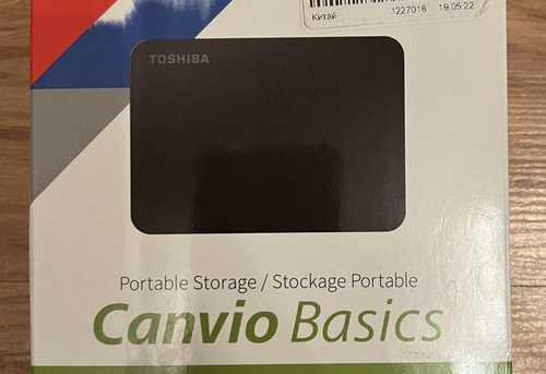 Внешний HDD toshiba Canvio Basics 1тб