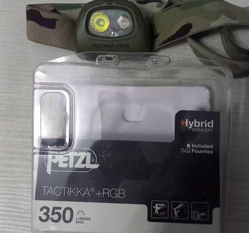 Налобный фонарь petzl tactikka RGB