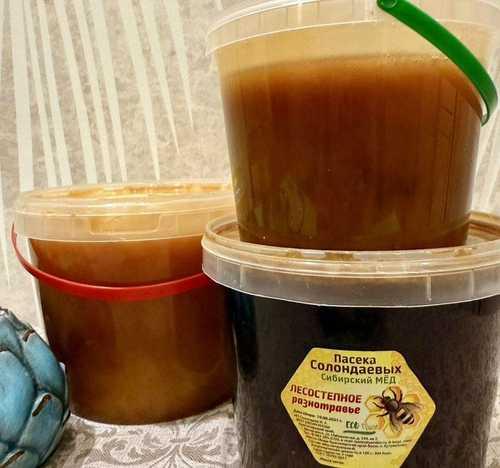 Мёд с пасеки Разнотравье, свои личные запасы