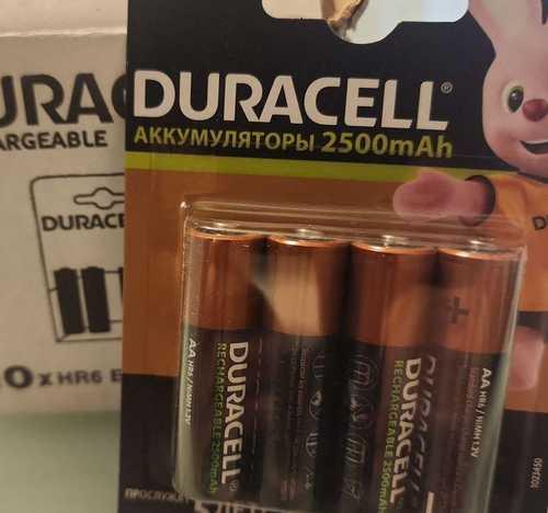 Аккумуляторы duracell 2500mAh