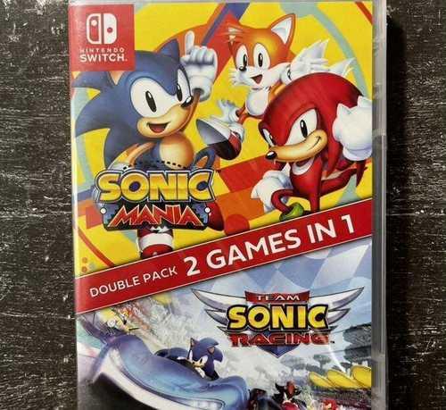 Sonic Mania & Team Sonic Racing nsw Double pack