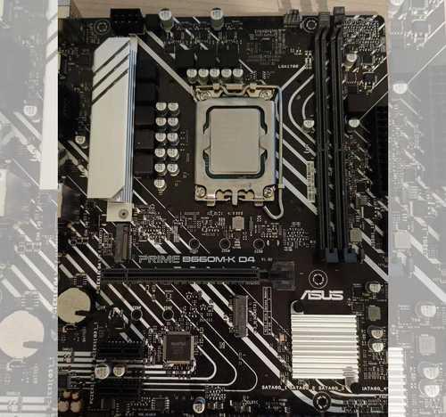 Связка Asus prime B660M-K   i3 12100f