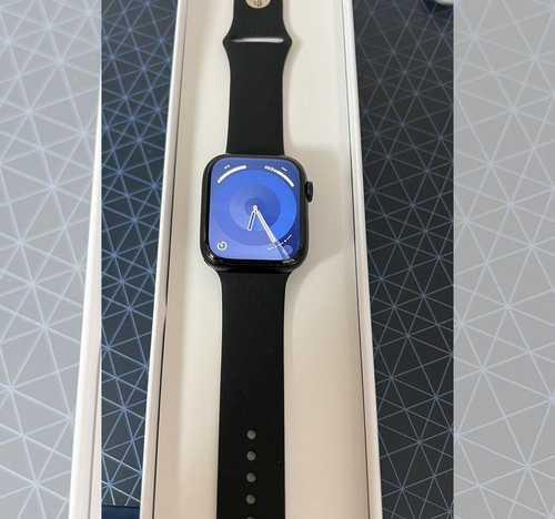 Часы apple watch 7 45 mm черные