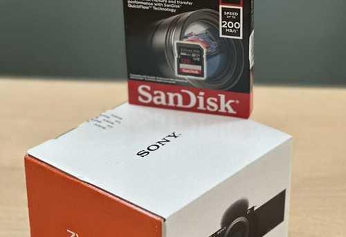 Sony ZV-E10 Kit 16-50mm + Sandisk sdxc 128Gb
