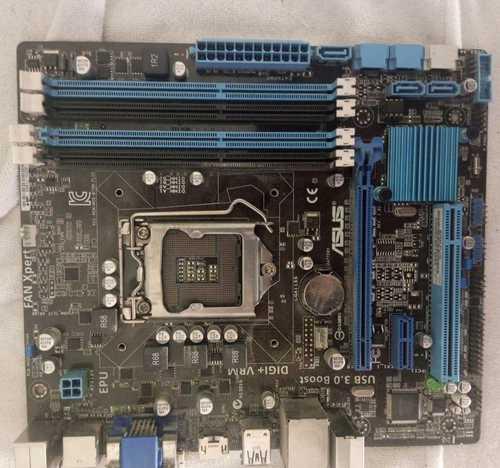 Материнская плата asus LGA1155 B75M-plus B75