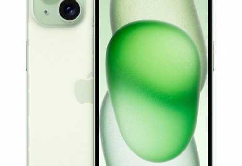 Смартфон Apple iPhone 15 128 гб, Dual SIM, зеленый