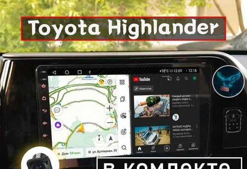 Магнитола для Toyota Highlander (Тойота Хайлендер)