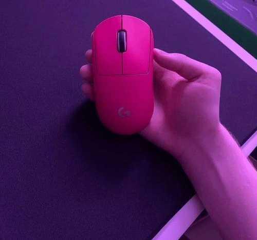 Мышь Logitech G PRO X superlight розовая