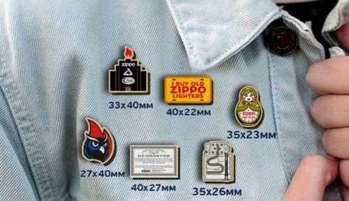 Значки деревянные Zippo тема