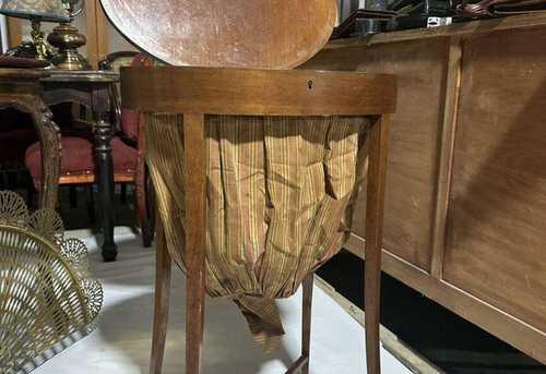Антикварный столик для рукоделия, Франция