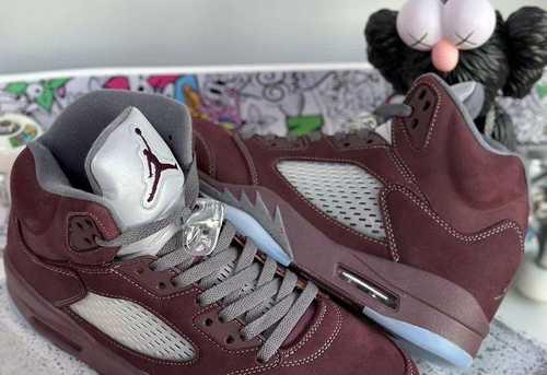 Кроссовки Air Jordan 5 Burgundy