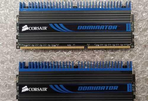 Corsair Dominator 8 гб 2X4 гб DDR3 1600 мгц