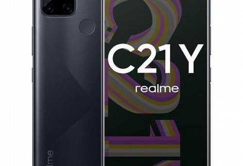 Realme C21Y 3/32Gb Cross Black (черный)