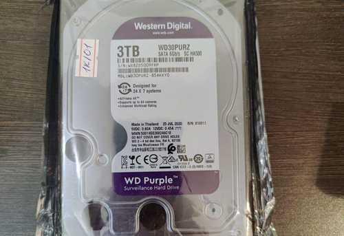 Жесткий диск WD Purple 3TB WD30purz