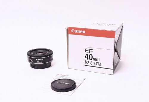 Объектив Canon EF 40mm f2.8 STM (sn3345)