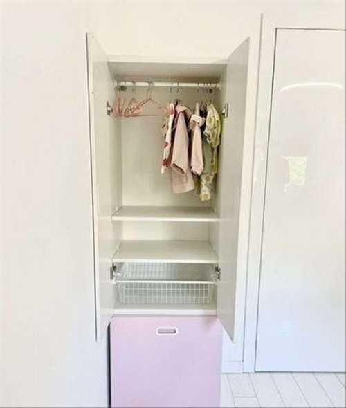 Детский шкаф для одежды икеа стува