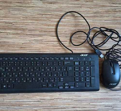 Беспроводная клавиатура и мышь acer