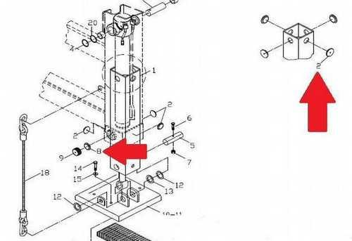 Направляющие аутригера cukurova tarsus elaz