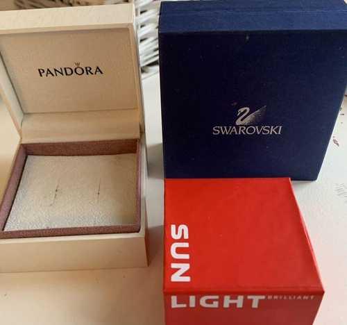 Коробки пустые Swarovski. Pandora. Sunligt. Оригин