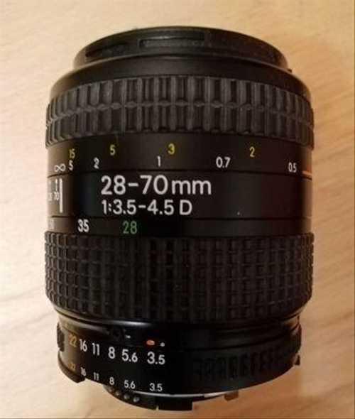 Объектив Nikon AF Nikkor 28-70mm 1:3.5-4.5D