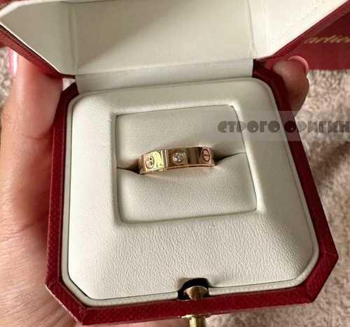 Кольцо Cartier Love новое