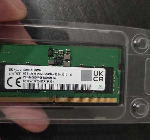 Оперативная память Hynix DDR5 5600MHz 8gb