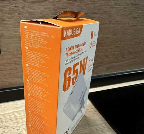 Зарядка 65w для айфон и андройд быстрая