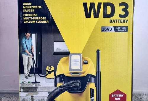 Хозяйственный пылесос karcher WD 3 Battery, 300 Вт