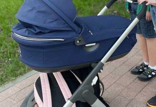 Коляска stokke crusi люлька+шасси