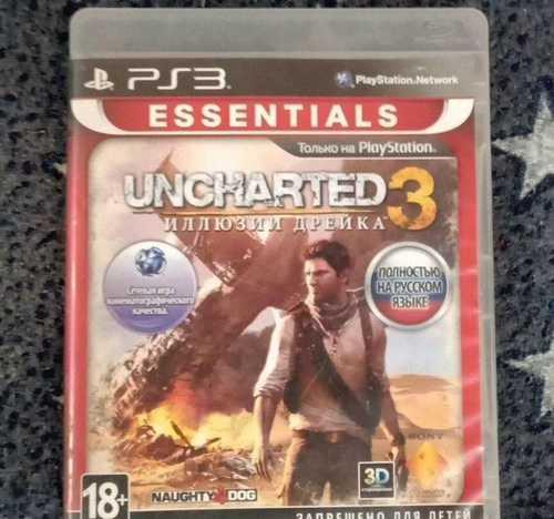 Игра на ps3 Uncharted 3 илюзия дрейка