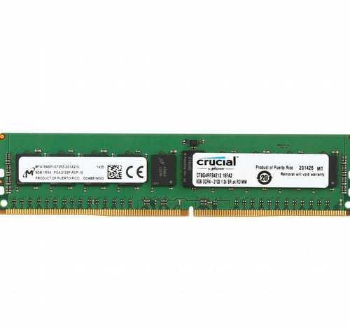 Серверная память DDR4 ECC REG 8 планок 8GB 64GB