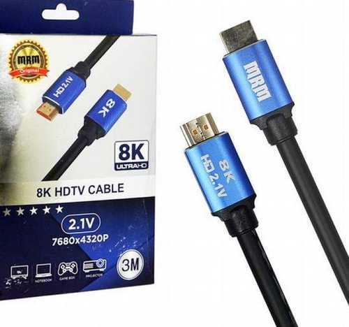 Кабель hdmi-hdmi MRM Premium 3 м.(V2.1)