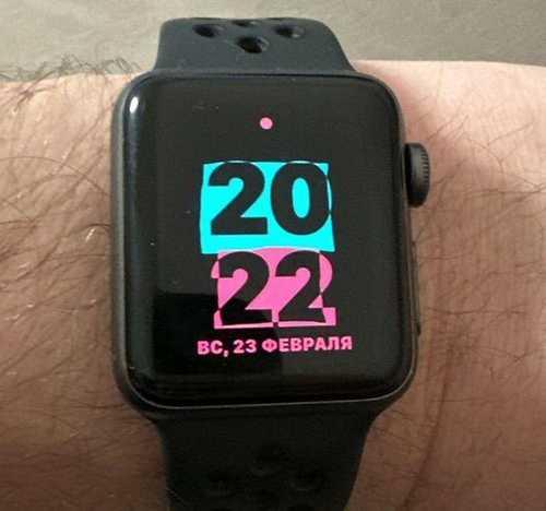 Часы apple watch 3 38 mm Nike