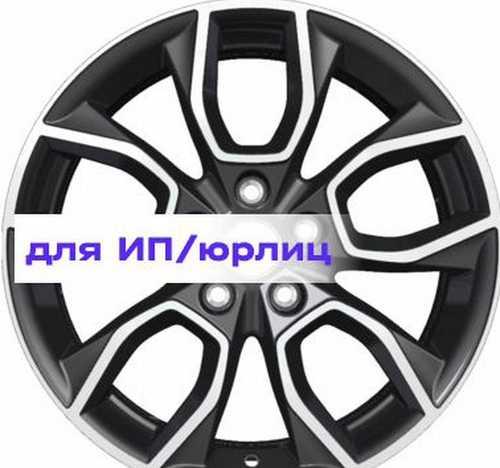 Khomen Wheels 7x17/5x114,3 ET48 D56,1 KHW1713 (Forester) Black-FP