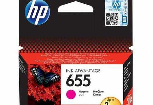 Картридж HP 655 пурпурный CZ111AE